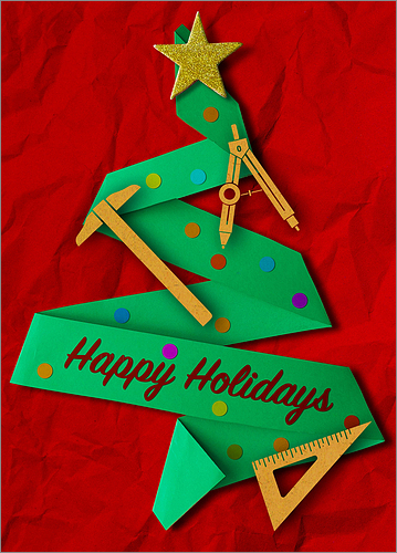 Holiday Cards for Engineers - Engineering Christmas Cards