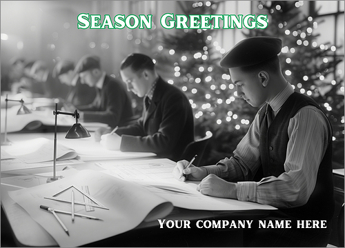 Holiday Cards for Engineers - Engineering Christmas Cards