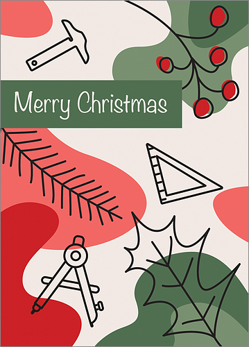 Holiday Cards for Engineers - Engineering Christmas Cards