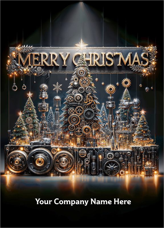 Engineer Christmas Card Structure Joy (Glossy White) | Engineering ...