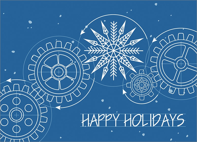 Engineer Christmas Card (glossy) | Engineering Christmas Cards